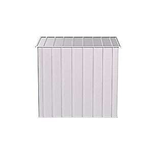 Arrow Classic Steel Storage Shed, 6x4, Flute Grey