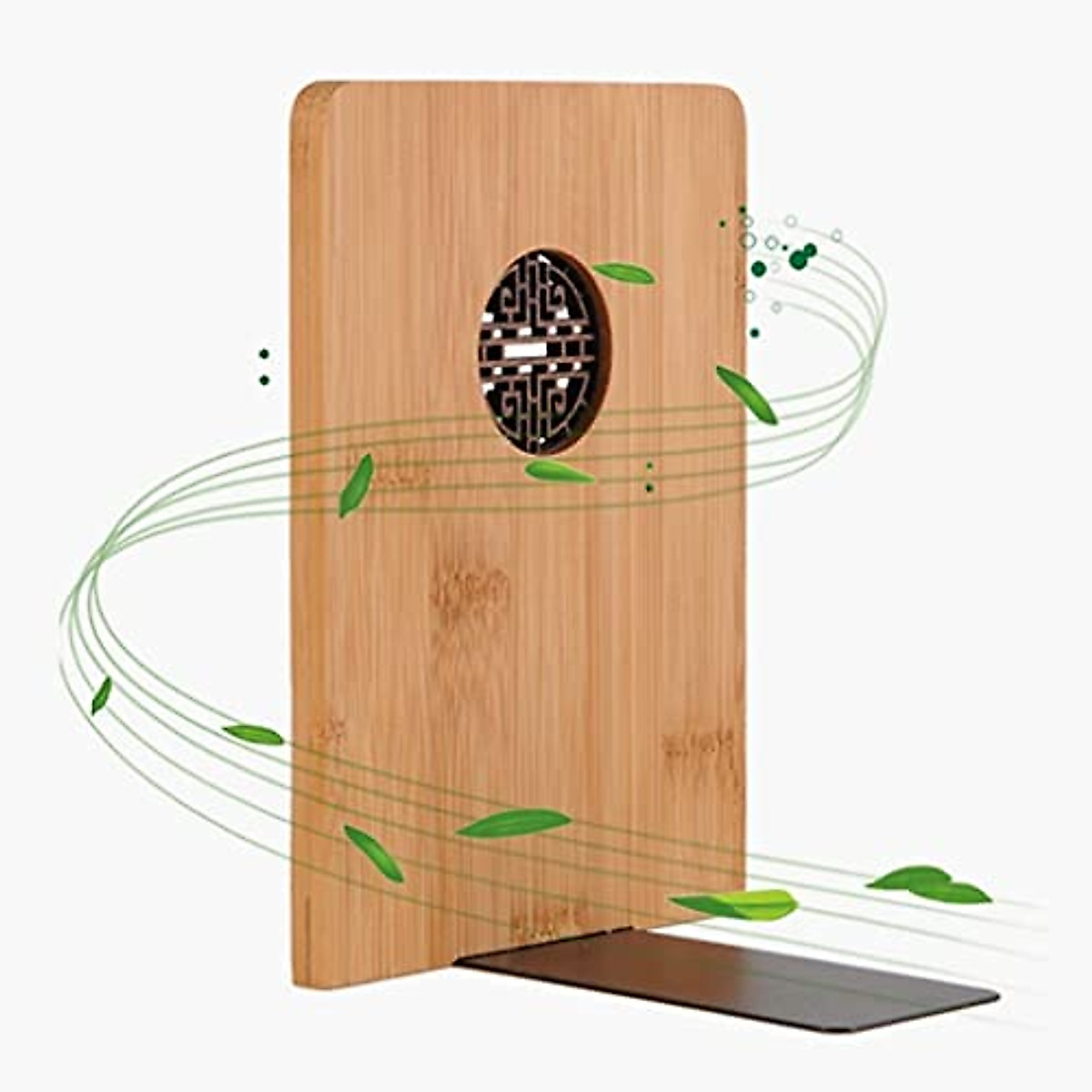 Bookends Natural Wood Adjustable Bookshelf, Office Living Room Desktop Decoration Storage Shelf, Large-Capacity Organizer for Home Office bookends