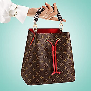 MA SRTAP Genuine Leather Braided Handle Pink Short Replacement Leather Braided Strap Compatible with LV Neonoe, LV Pochete Pouch Bag Purse for Metis Noe BB NM Beaubourg Hobo