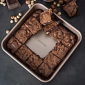 HAPPIELS Passionate Baker Premium Nonstick Bakeware 6-Piece Set, Including Round Cake Pans, 9x13 inch Cake Pan, Square, Loaf, Muffin Pan