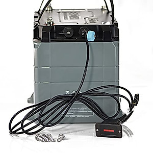 Epoch Batteries 24V 100Ah Marine Battery - Lithium Trolling Motor Battery, 120A Continuous, 200A Max, bluetooth, heating, IP67 waterproof. For Trolling, Kayak, Marine, Ice Fishing