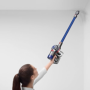 Dyson - V7 Fluffy Hardwood Cord-Free Stick Vacuum - Iron/Blue
