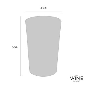 The Wine Savant Moroccan Glasses Artisan Hand-Made Multipurpose 170 ml 6 oz Tea and Wine Morrocan Tumbler Marrakech & Casablanca Tea Cups Set of 6 (6 Colors)