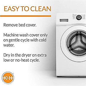 K&H Pet Products Kitty Sill Fleece, Cat Window Perch Unheated - 14 X 24 Inches