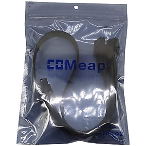 COMeap PCIe Cable for Seasonic PSUs, PCIe 8 Pin Male to Dual PCIe 8 Pin (6+2) Male Power Adapter Splitter 25-inch+9-inch (63cm+23cm)