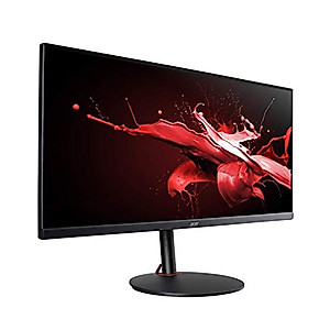 Acer Nitro XV340CK Pbmiipphzx 34" QHD (3440 x 1440) IPS Gaming Monitor with AMD Radeon FREESYNC, 144Hz, 1ms VRB, HDR10 Technology, (2 x Display Ports, 2 x HDMI 2.0 & 2 x USB 3.0 Ports), Black