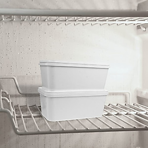 Hemoton Lunch Box Containers Ice Cream Container Reusable Ice Cream Tub Containers Freezer Storage Tubs Dessert Containers with Lids for Homemade Ice Cream Sorbet and Freezer 3l Food Containers