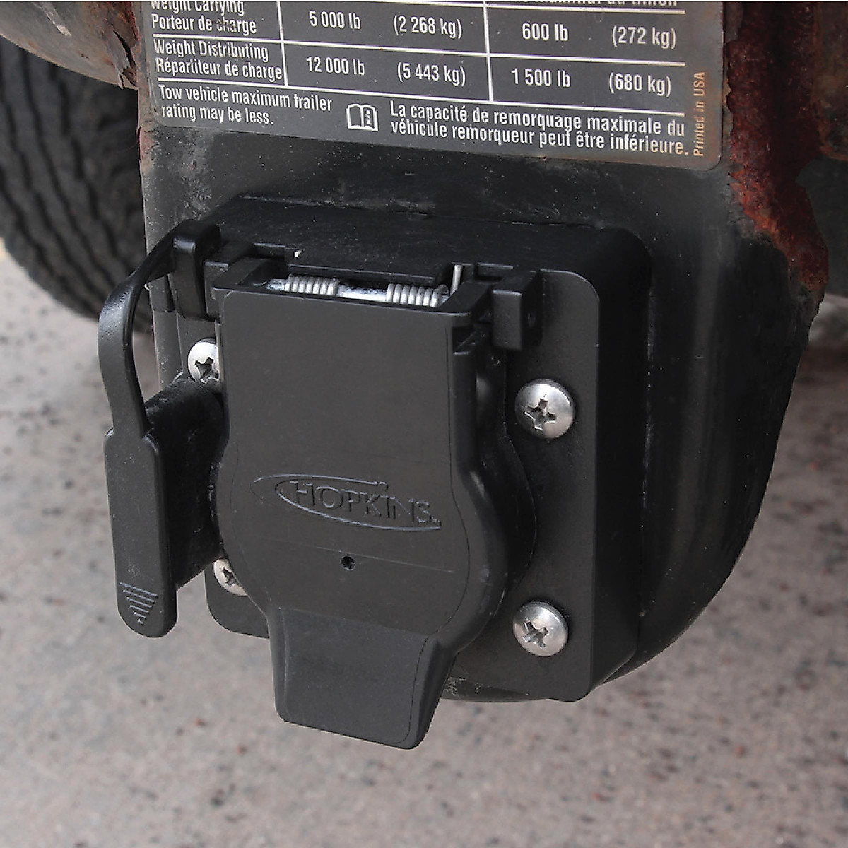 Hopkins 47185 Multi-Tow 4 Flat to 7 Blade and 4 Flat Adapter