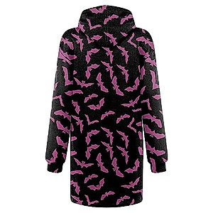 bgtlik Hoodie Dress for Women with Pockets Summer Halloween Print Long Shirt Dress with Hooded Halloween Coffee and Pumpkin Sweatshirt Vintage Floral Graphic Hoodie Womens Hoodies Casual Hoodie