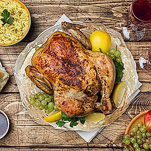 WRAPOK Oven Cooking Bags Large Size Turkey Roasting Baking Bag For Meats Ham Ribs Poultry Seafood, 21.6 x 23.6 Inch - 10 Bags Total(Pack of 1)