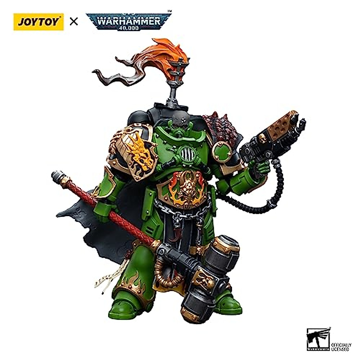 JoyToy Warhammer 40K: Salamanders Captain Adrax Agatone 1:18 Scale Action Figure