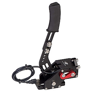 CNRAQR PC Racing Game USB Handbrake for 16Bit SIM for Racing Games, Compatible with G27 G29 G920 G923 T500 T300 Simulate Linear Handbrake(Only PC System)