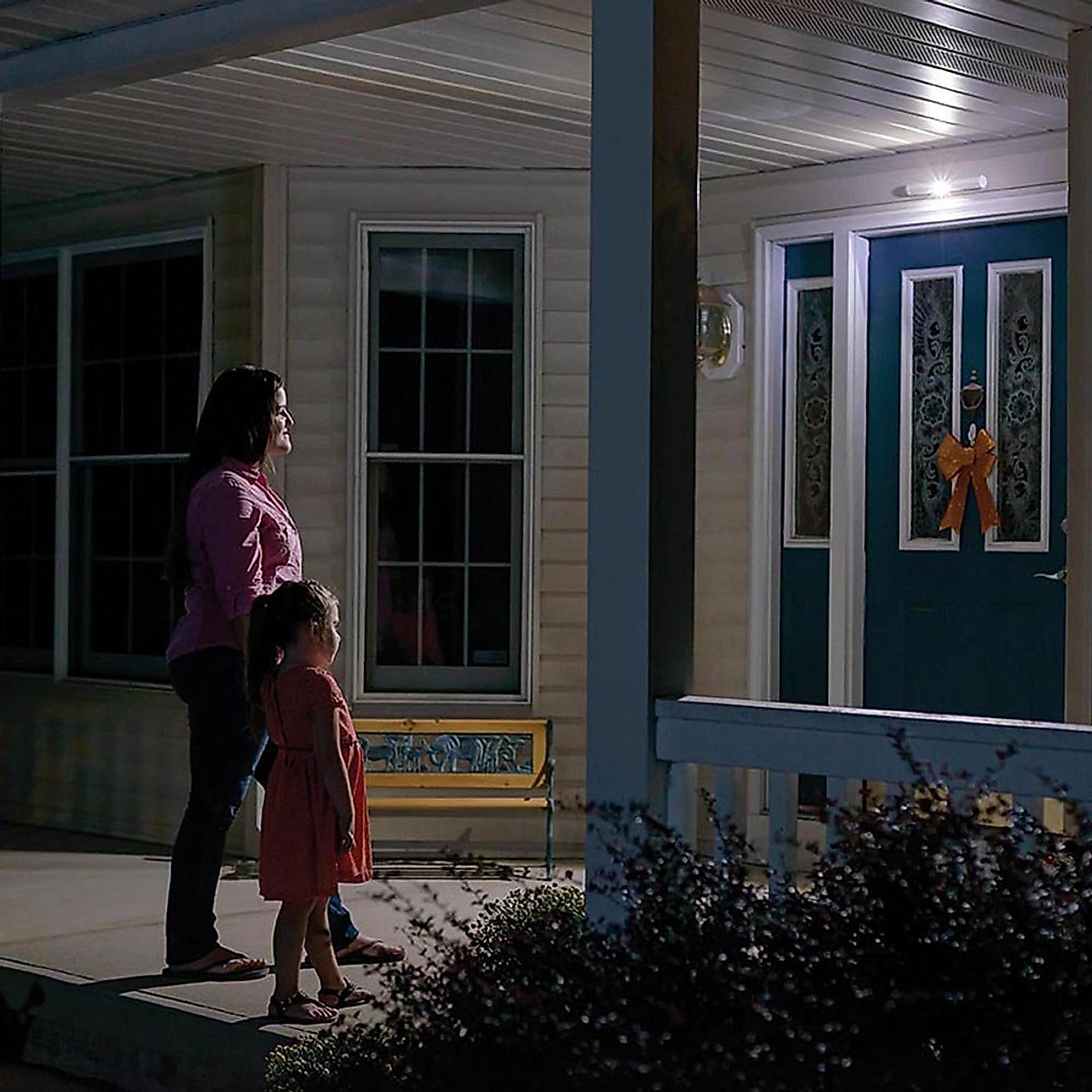 Beams MB970 100 Lumen LED Wireless Battery Powered Motion Sensing Indoor/Outdoor Slim Safety Light, 1-Pack, White