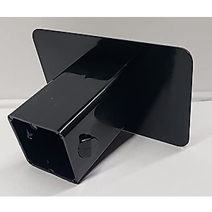 Trik Topz Chevy White Logo Plastic Trailer Hitch Cover