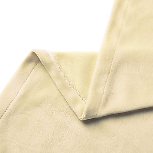 LIOOBO Stretch Sofa Armrest Covers Arm Covers for Chairs and Sofas Anti- Slip Couch Armrest Covers with Sticker Furniture Armrest Protector for Sofa Couch Chair Recliner, Set of 2, Beige