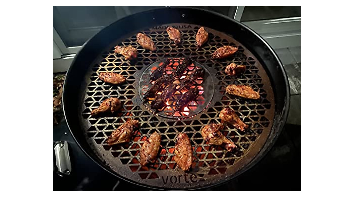 VORTEX (IN)DIRECT HEAT® Grill Grate Replacement for 22 Kettle, UDS OR ...