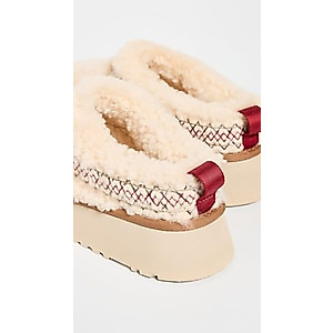 UGG Women's Tazz Ugg Braid Slipper, Natural, 7