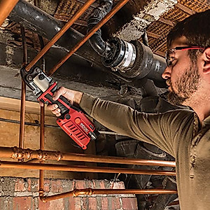 RIDGID 57363 Model RP 241 Compact Press Tool Kit with 1/2" to 1-1/4" ProPress Jaws, Battery, and Charger, Compact Pressing Tool with Bluetooth Connectivity