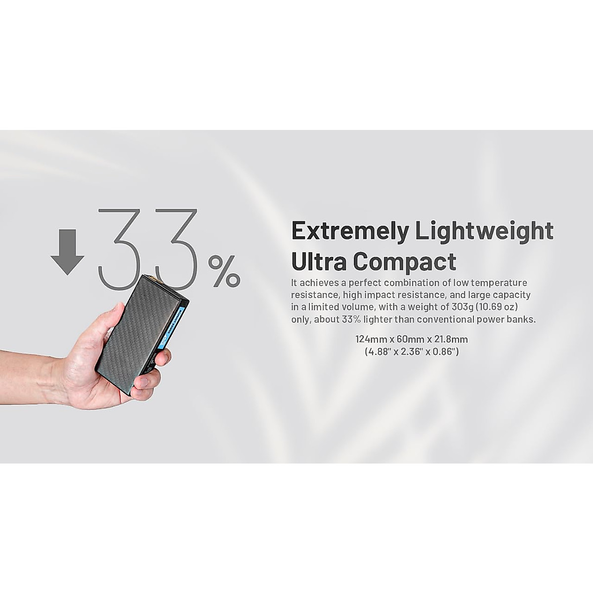 Nitecore Summit 20000 Power Bank, 20000mAh Low Temperature Fast Charging USB-C QC PD, Compatible with iPhone, iPad, Galaxy, Smartphones with a USB-C and a Lumentac Micro-USB Charging Cable