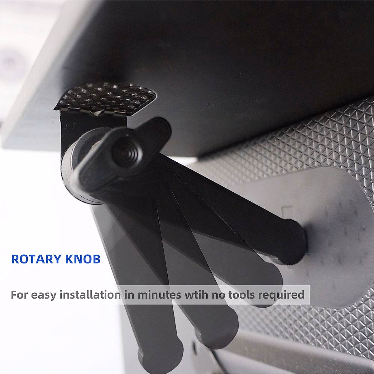 YOKEPO Platform Solid Screen Shelf Adjustable Mount Desktop PC Monitor Used to Place Cable Box Speakers Apple TV PlayStation Camera Frames Remote (Black, New 8 inch)