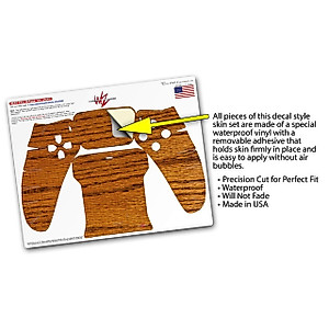 WraptorSkinz Skin Wrap compatible with Sony PS5 DualSense Controller Wood Grain - Oak 01 (CONTROLLER NOT INCLUDED)