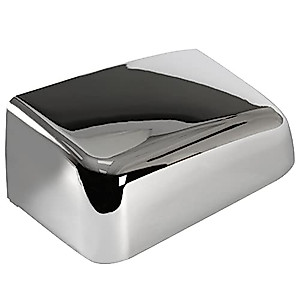 KUAFU Tow Mirror Cap Cover Chrome Compatible With 2014-2019 Chevy Silverado GMC Sierra 1 Pair Replacement For 23444125 23444126 23444119 23444120 1 Pair