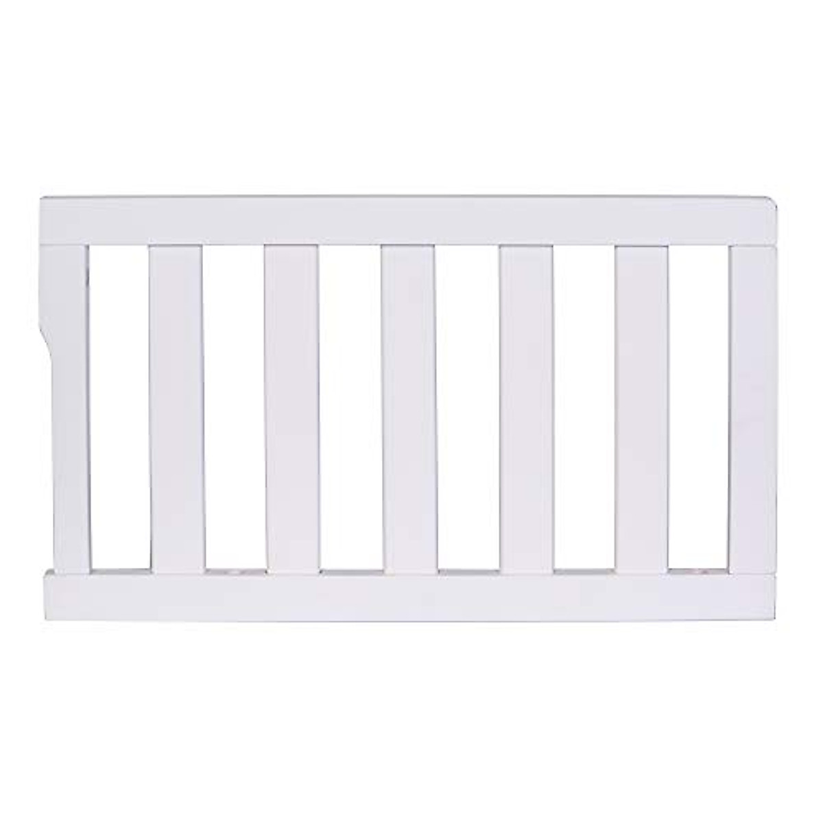 Dream On Me Convertible Crib Toddler Guard Rail in White, Compatible with Select Cribs, Crib to Toddler Bed Conversion, Easily Attachable (21.25L x 1.2W x 12.25H)