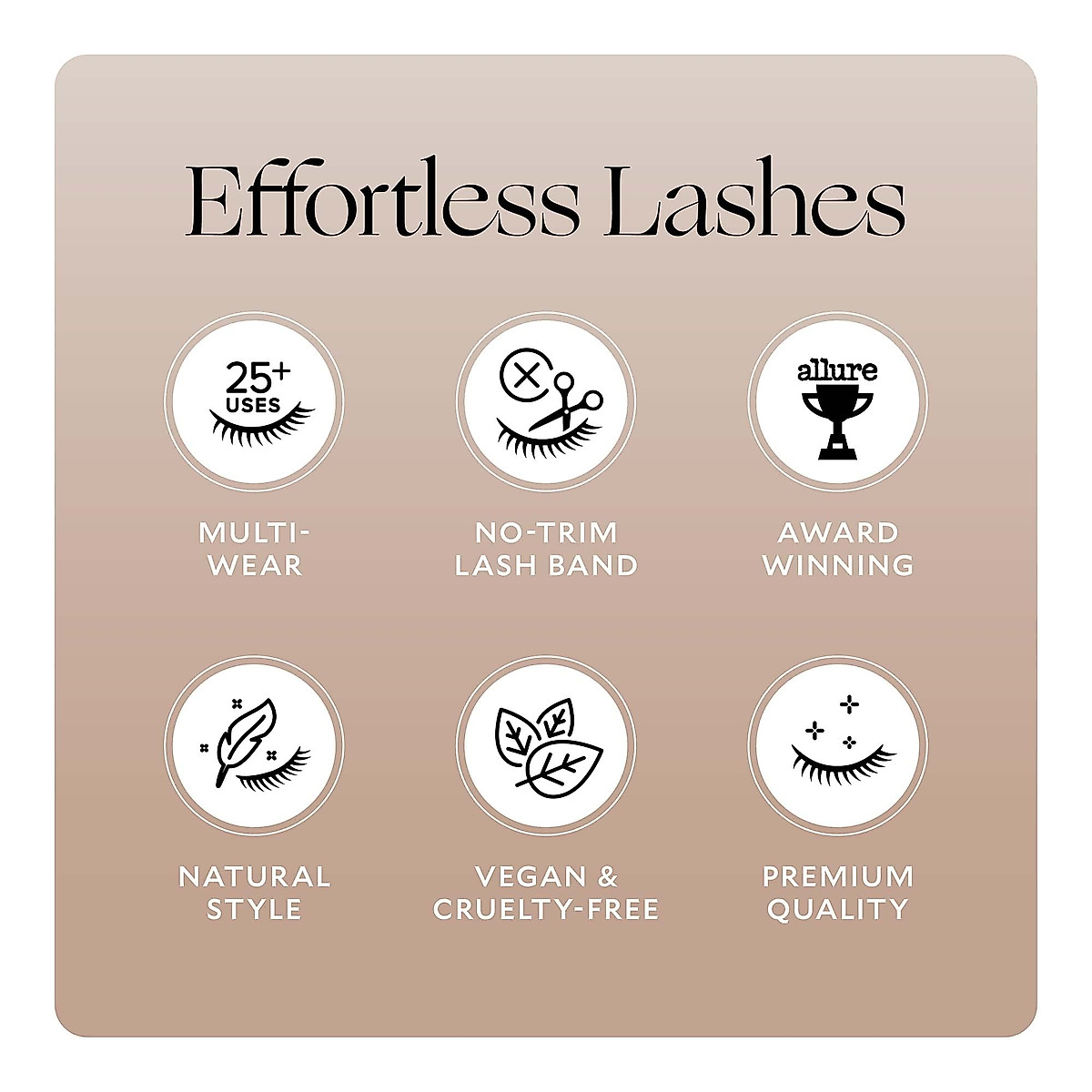 Velour Effortless Lash Kit, Lash Applicator & Eyelash Glue Bundle, Reusable 25+ Times, Natural False Eyelashes, No Trim Strip Eyelashes, Fluffy & Lightweight Fake Lashes, All Eye Shapes