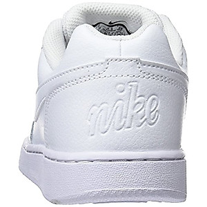Nike Women's Ebernon Low Sneaker, White/White, 6 Regular US
