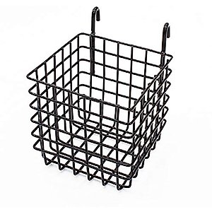Magic Partition Wire Wall Pencil Case, Dense Netted Basket, with Hook for Wire Wall Grid & Panel…