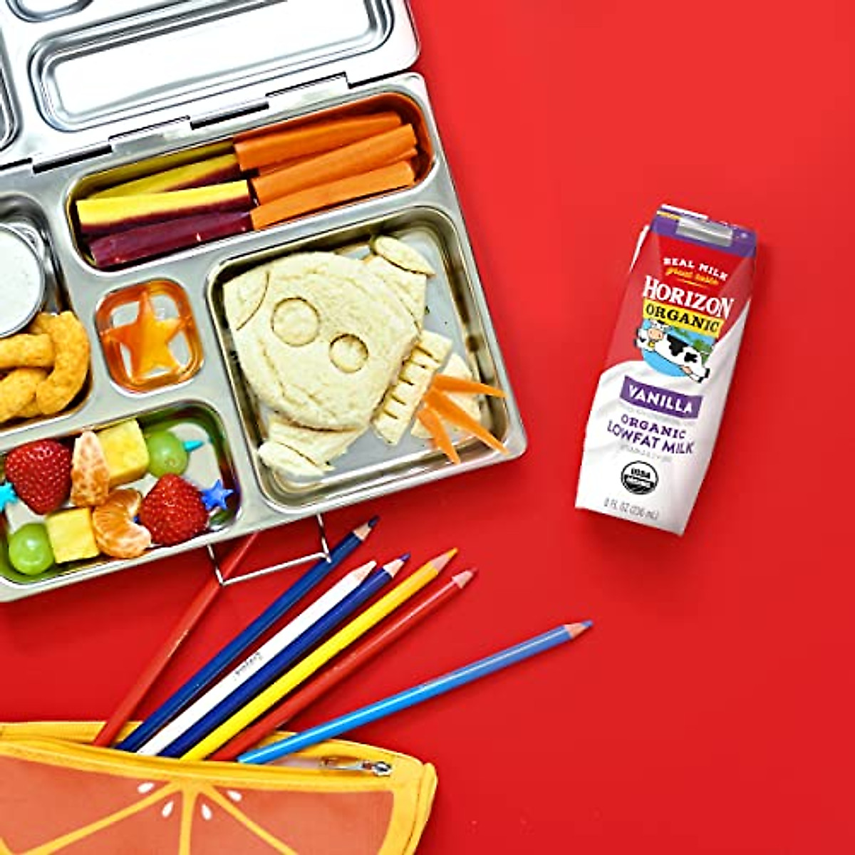 Horizon Organic Shelf-Stable Low Fat milk Boxes, Vanilla, 8 oz., 12 Pack