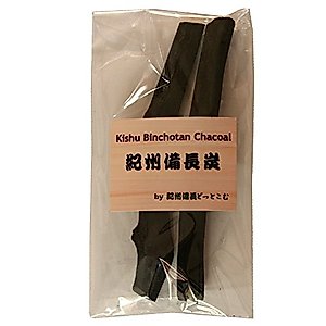 Kishu Binchotan Japanese Premium Charcoal Refill Water Filter Long From Kii Mountains Japan, Black