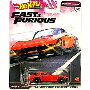 DieCast Hotwheels 2020 Premium Fast & Furious Quick Shifters 5/5 '65 Stingray-Corvette Coupe (red)