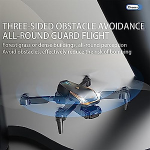 ZZKHGo Drone with Dual 1080P HD Camera Remote Control Toys Gifts for Boys Girls with Altitude Hold Headless Mode One Key Start Speed Adjustment (Black(Single Camera))