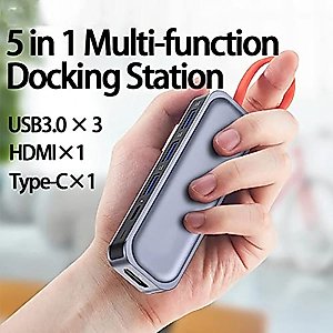 WPYYI USB C Hub HDMI with PD Power Adapter for Laptop Type C Docking Station for Phone USB Splitter 100W with 4K Output‘