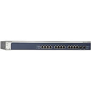 NETGEAR ProSAFE XS712T 12-Port 10GBase-T Gigabit Smart Managed Switch (XS712T-100NES)