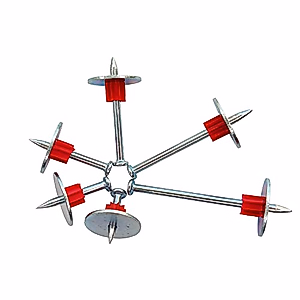 FVSCM 3" Powder Actuated Fasteners, Drive Pins with 1" Wahser, PW300, 100 Pack