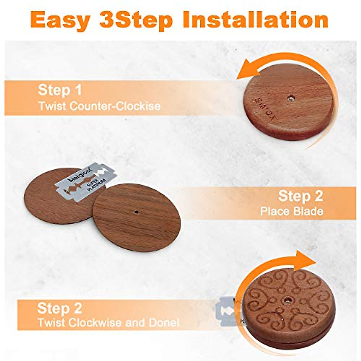 UFO Bread Lame for Scoring Dough, Bread Scoring Knife for Homemade Bread, Must Have Bread Making Tool for Bread Makers, Lame Bread Tool with 5 Replaceable Blades by SIMOX