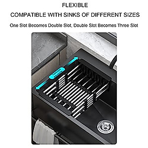 MARQI Commercial Sink,Stainless Steel Utility Sink,Restaurant Catering Kitchen Sink,Floor-Standing Large Capacity,Adjustable Leg Height,Easy to Clean,for Restaurant,Outdoor. (Size : Stretched)