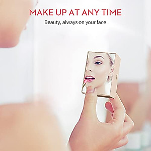 Wireless Earbuds,Bluetooth Wireless Headphones, Earbuds for Music,Sport Headphones with Noise Cancelling,Deep Stereo Bass, Makeup Mirror(Buff)