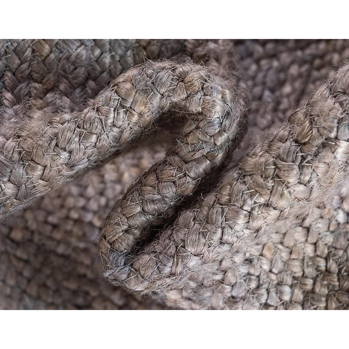 PATEL EXPORTS 2x3, 3x5, 4x6, 5x8, 6x9, Braided Jute Rug/Boho Rug/Runner Rug/Vintage Rug/Area Rug/Moroccan Rug (4x6 Area Rug)