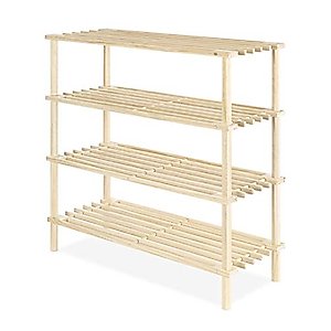 Whitmor Wood 4-Tier Shelf