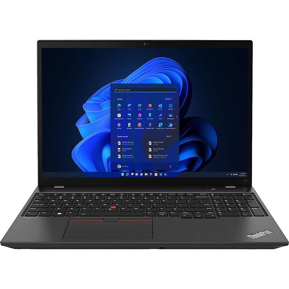 Lenovo Thinkpad T16 Gen 1 16.0" WUXGA IPS Laptop (Intel i5-1235U 10-Core, 40GB RAM, 2TB PCIe SSD, Intel UHD, Backlit KYB, FP, 2 Thunderbolt 4, Killer WiFi6E, BT 5.3, Win 11 Pro) w/Dockztorm Hub