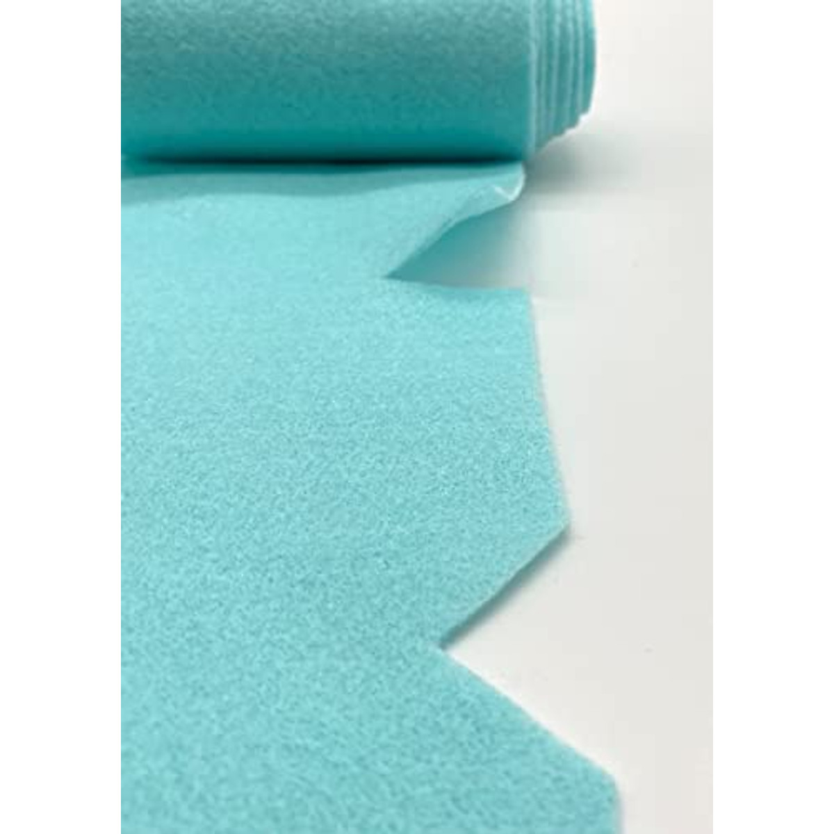 Acrylic Felt Fabric Pre Cuts, 1 Yard, 72 by 36 inches in Length by Ice Fabrics - Aqua