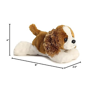 Aurora® Adorable Mini Flopsie™ Charles™ Stuffed Animal - Playful Ease - Timeless Companions - Brown 8 Inches