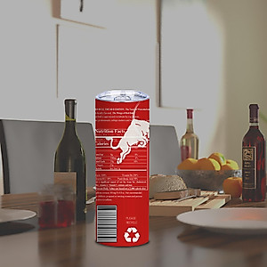 ATHAND Red Bull Printed Tumbler,Funny Tumblers,20 OZ Insulated Vacuum Skinny Tumbler,Gifts for Friend,Classmate,Women,Men,Boy,Girls,1 Pcs