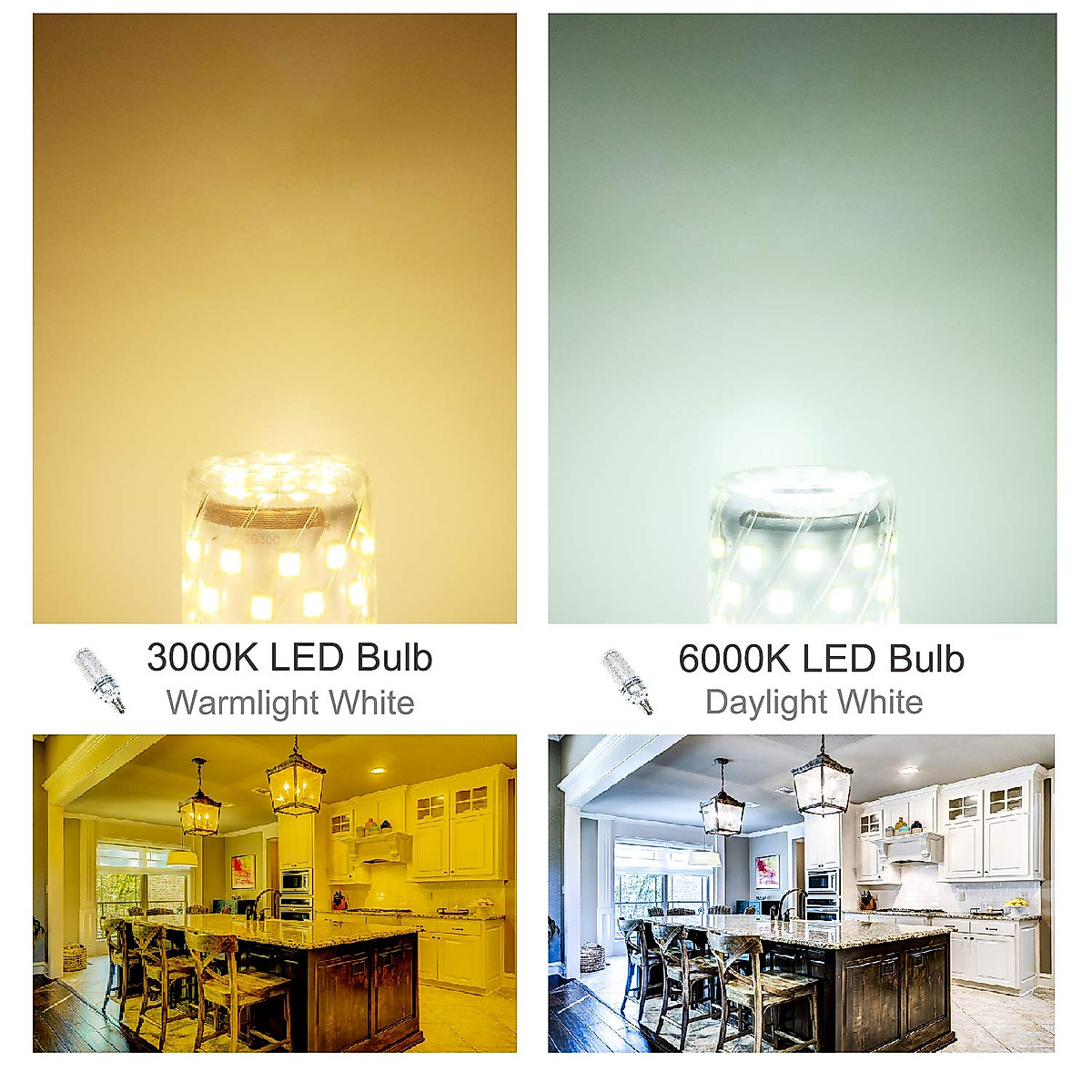 TSOCO E12 LED Bulbs,16W LED Chandelier Light Bulbs,120 Watt Equivalent,6000K Daylight White,1400LM,Non-Dimmable Ceiling Fan Light Bulbs,Pack of 3 (Daylight-16w)