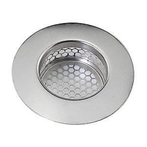 DGBRSM 2PCS Medium Stainless Steel Drain Filter Hair Catcher Bathtub Toilet Sink Drain Strainer Bathtub Lavatory Sink Drain Strainer Hair Catcher for Laundry, Mop Pool, Utility, Slop, RV Sink