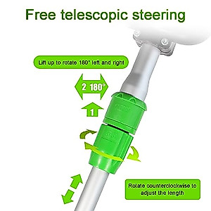 Robotic Lawnmower Electric Lawn Mower, 4000mA Rechargeable Garden Lawn Trimmer 2 in 1 Multifunctional Lawn Mower Removable Battery