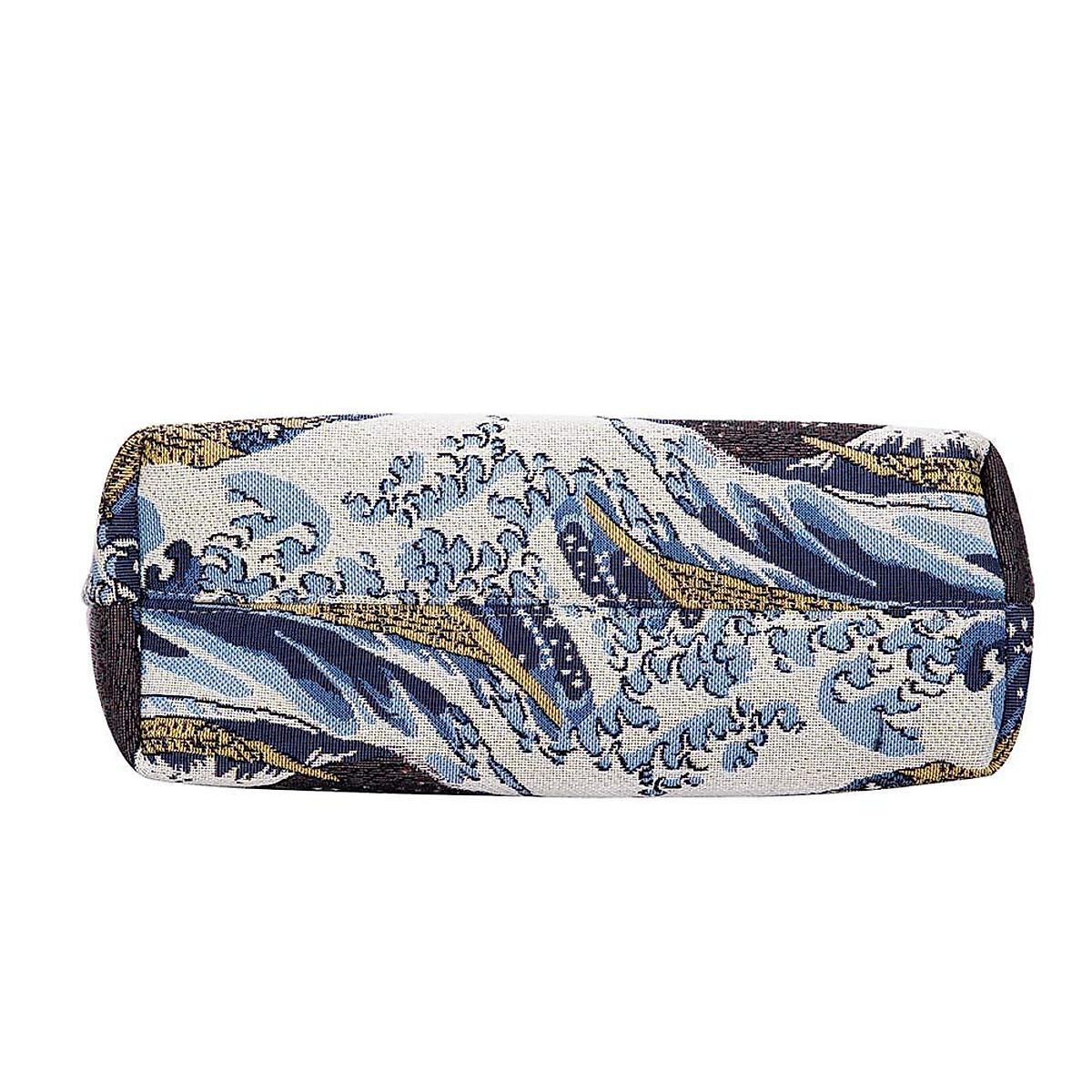 Signare Tapestry Shoulder Bag for Woman Travel or Work Tote Bags for Women In Hokusai Great Wave off Kanagawa Design|COLL-ART-JP-WAVE